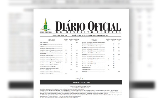 Portarias de atuação e de distribuição de turmas publicadas no DODF ...